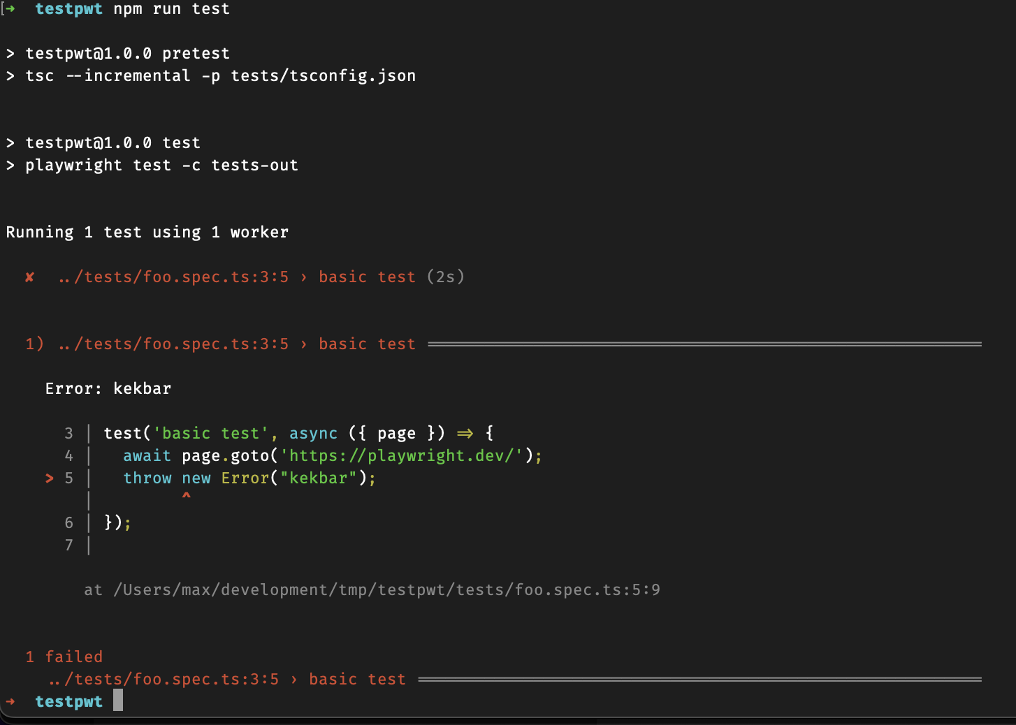 [Feature] TypeScript stack trace via source maps? · Issue #15042 · microsoft/playwright · GitHub