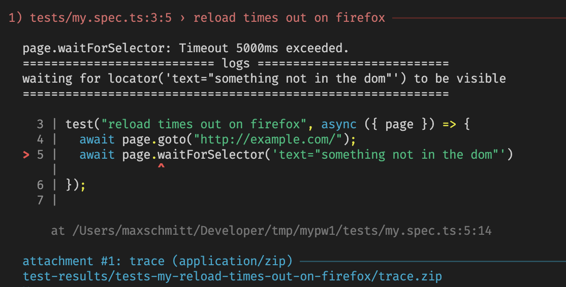 [BUG] waitForSelector not timing out as expected · Issue #21581 · microsoft/playwright · GitHub