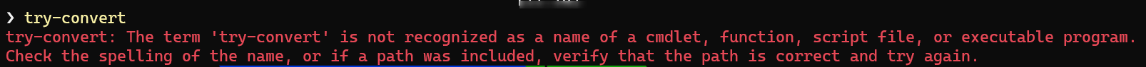 try-convert is not recognized · Issue #330 · dotnet/try-convert · GitHub