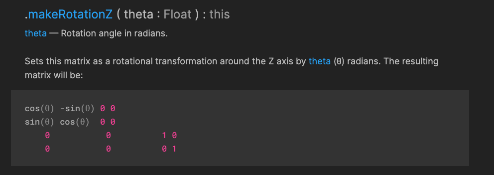 Update documentation to use MathML · Issue #26812 · mrdoob/three.js · GitHub