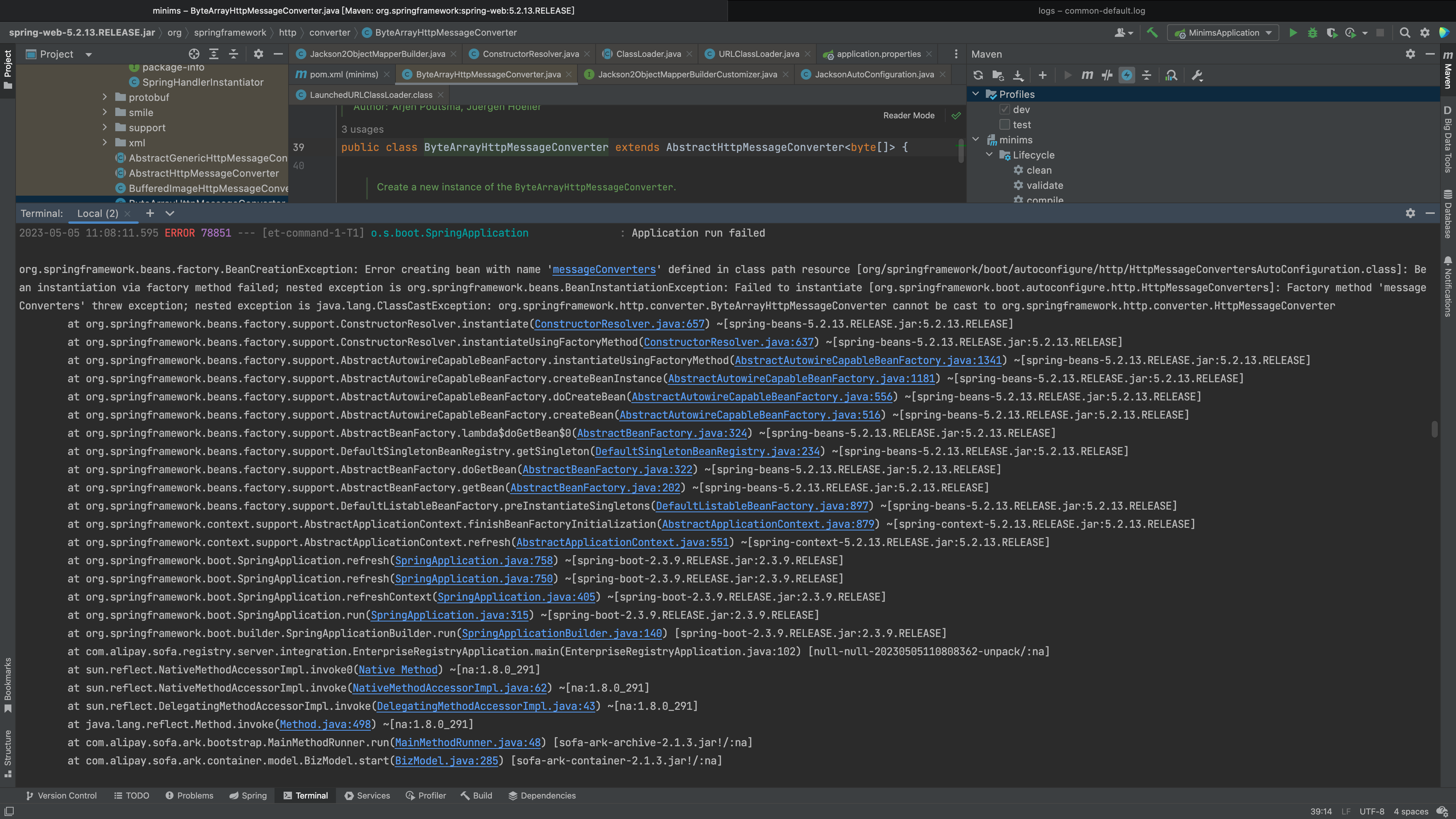 biz context 和master biz context的spring条件装配@ConditionOnMissingClass冲突。 · Issue #650 · sofastack ...