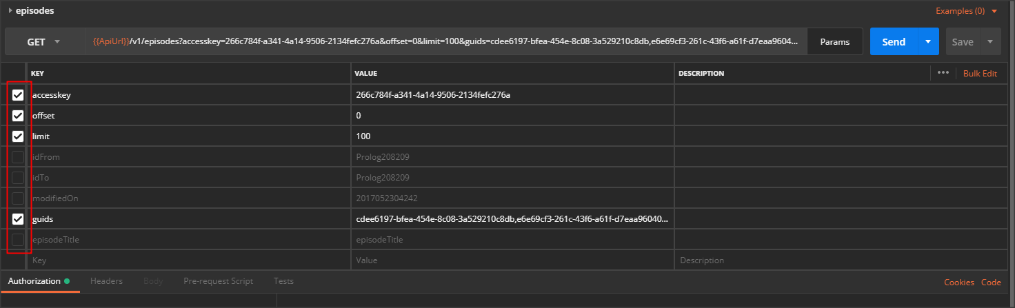 Add selectable checkbox to Postman values column in key/value section · Issue #5065 ...