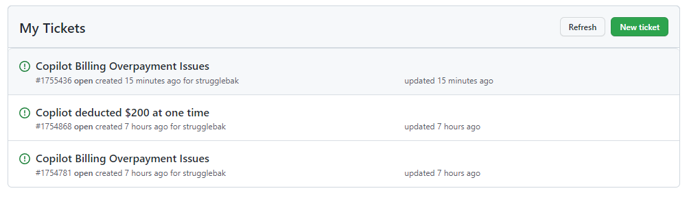 The payment service of Github Copilot has a VERY SERIOUS BUG!!! · community · Discussion #30423 ...