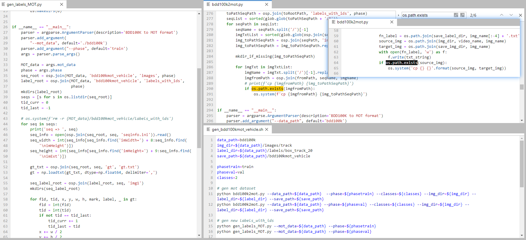 请教 bdd100kmot 数据集处理 img1 文件夹不能正常生成文件的问题 · Issue #7683 · PaddlePaddle/PaddleDetection · GitHub