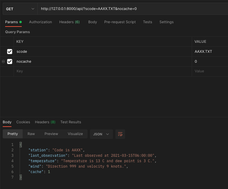 GitHub - dashk11/metarproject: Metar weather data API