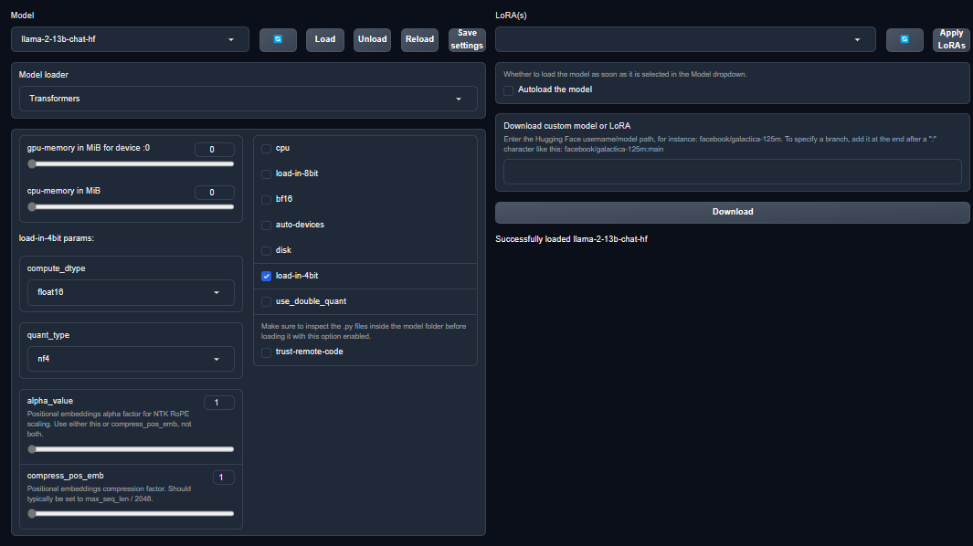 [llama-2-13b-chat-hf] - mat1 and mat2 shapes cannot be multiplied (16x5120 and 1x2560) · Issue ...