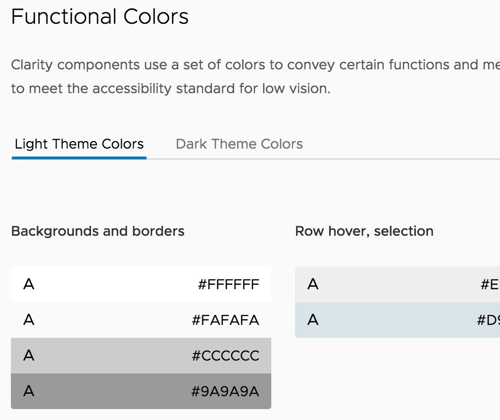 Color palette doc-missing hex numbers and minor improvements · Issue ...