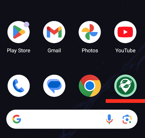 [android] Green circle around the app icon in Android 14 · Issue #6434 ...