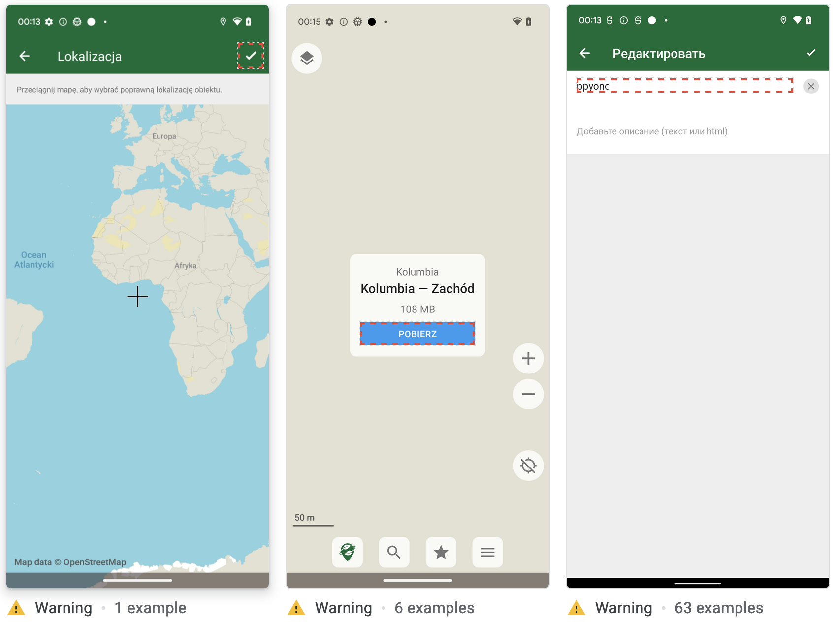 [android] Insufficient touch target size · Issue #6639 · organicmaps/organicmaps · GitHub