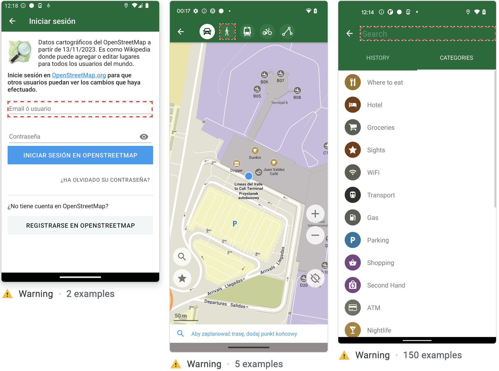 [android] Insufficient touch target size · Issue #6639 · organicmaps ...