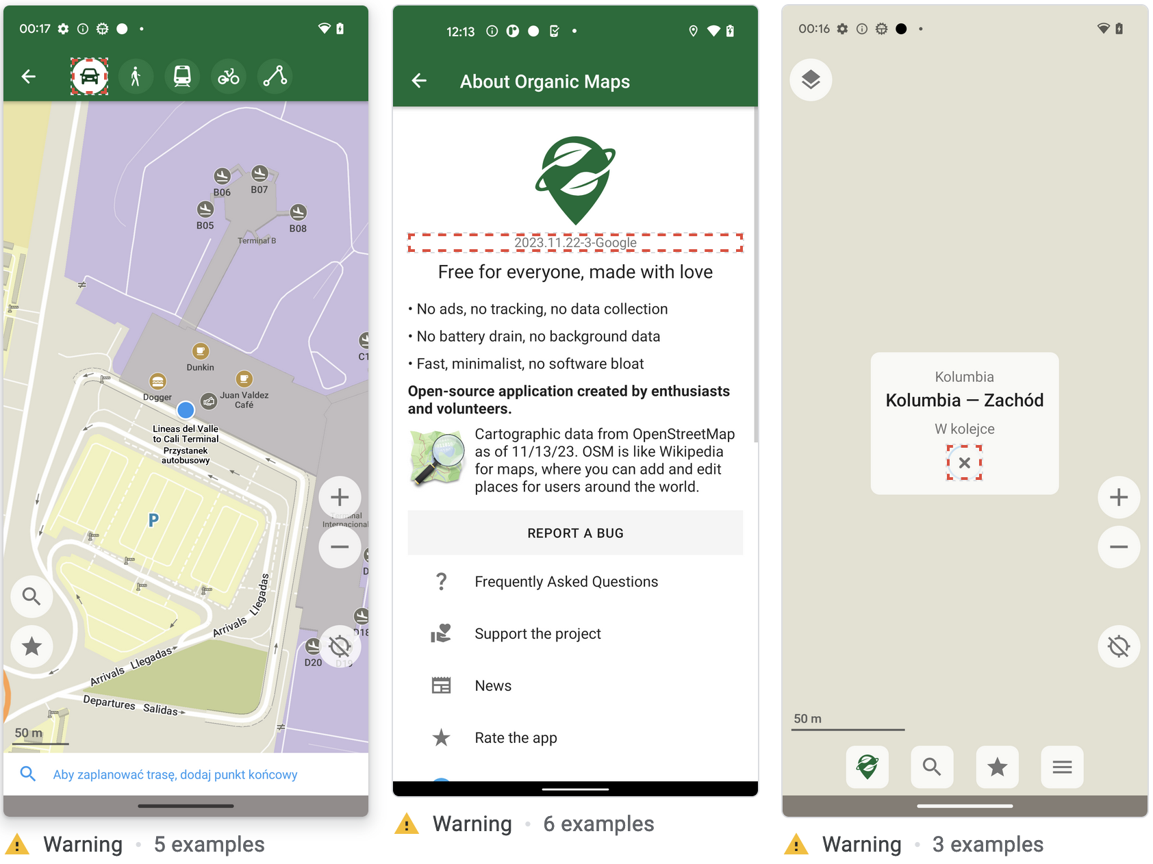 [android] Insufficient touch target size · Issue #6639 · organicmaps/organicmaps · GitHub