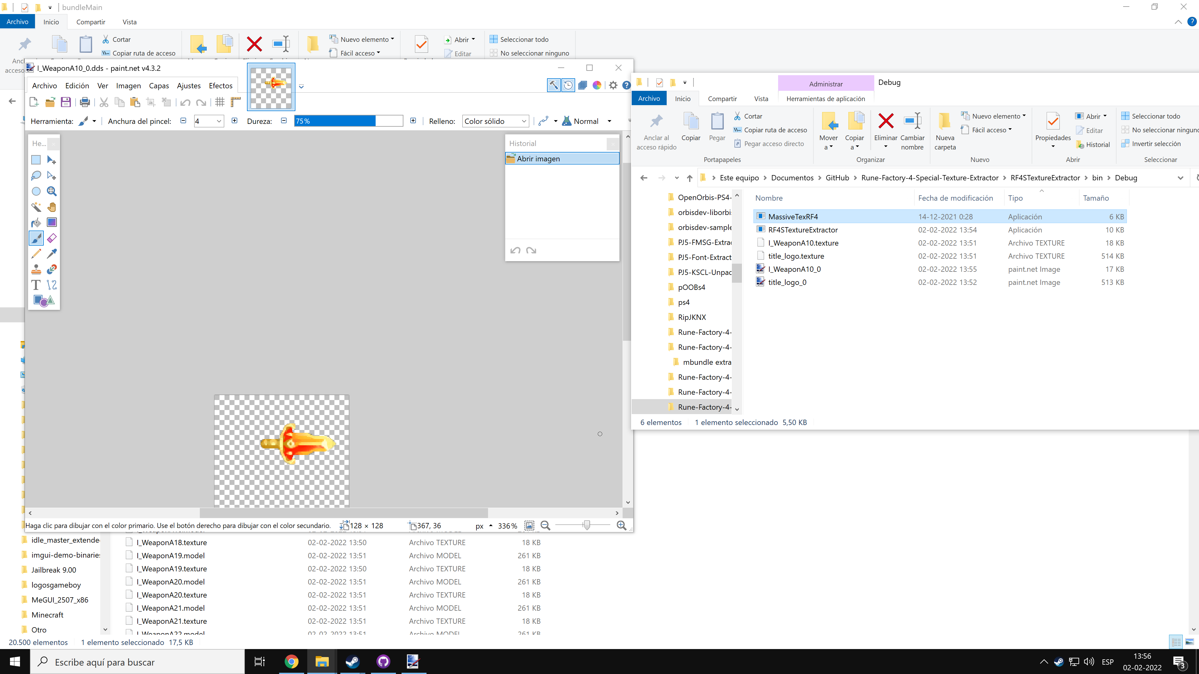ArgumentOutOfRangeException, Cannot extract texture · Issue #1 · darkxex/Rune-Factory-4-Special ...