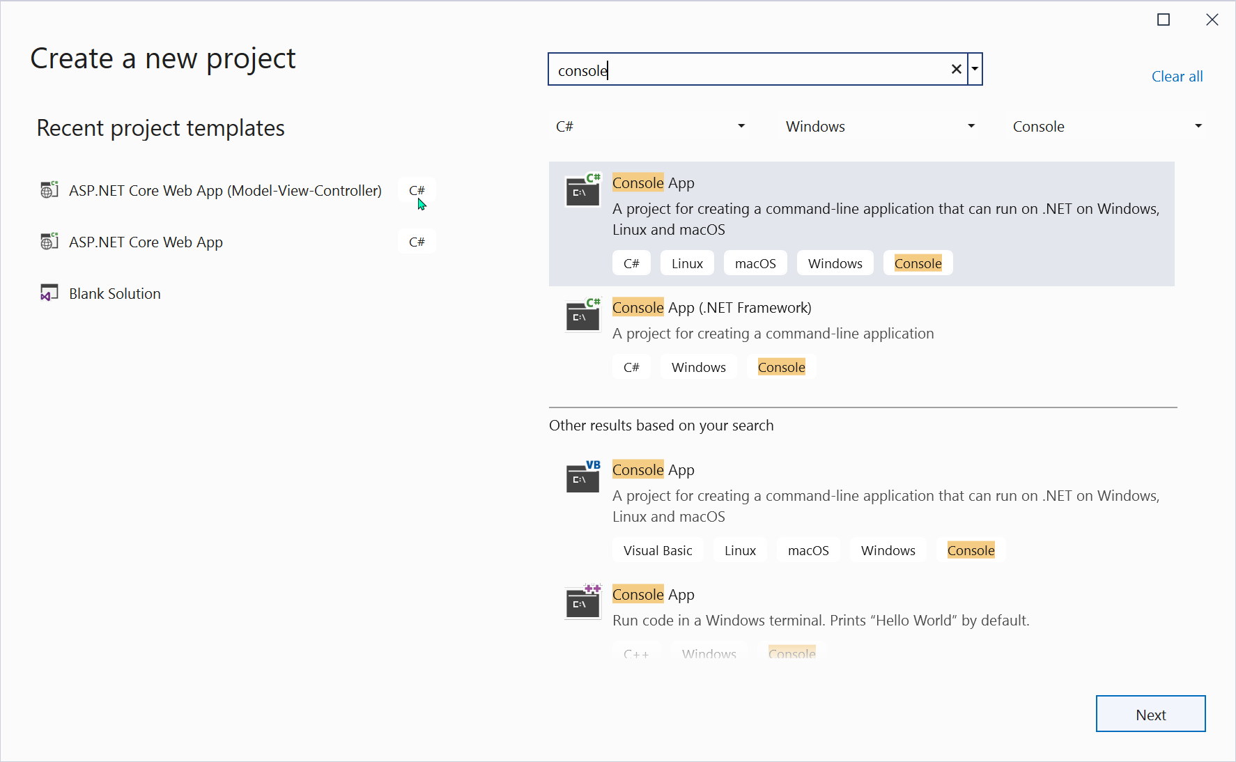 Does not match the current VS UI · Issue #33208 · dotnet/docs · GitHub