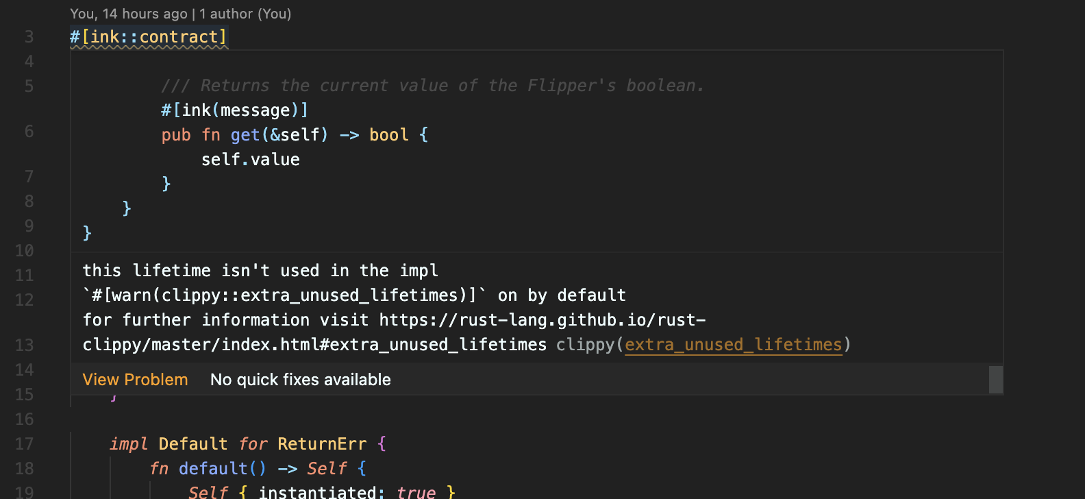 Contracts have unused lifetime by default · Issue #1437 · use-ink/ink · GitHub