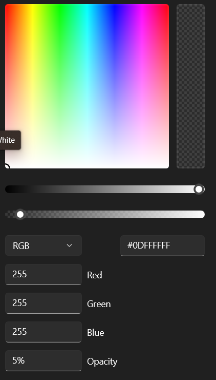 Confusing alpha channel in ColorPicker · Issue #10094 · AvaloniaUI/Avalonia · GitHub