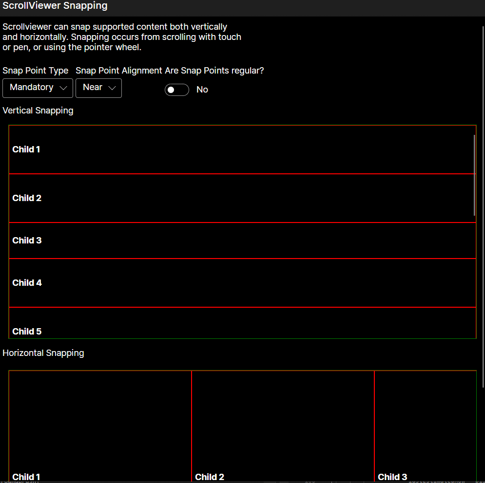 ScrollViewer Won't Scroll to Next Snapping Point Until Parent Scroll Ends · Issue #10115 ...