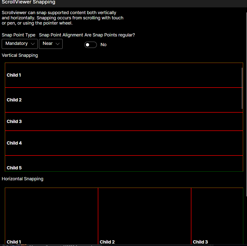 ScrollViewer Won't Scroll to Next Snapping Point after many Small Scrolls · Issue #10116 ...