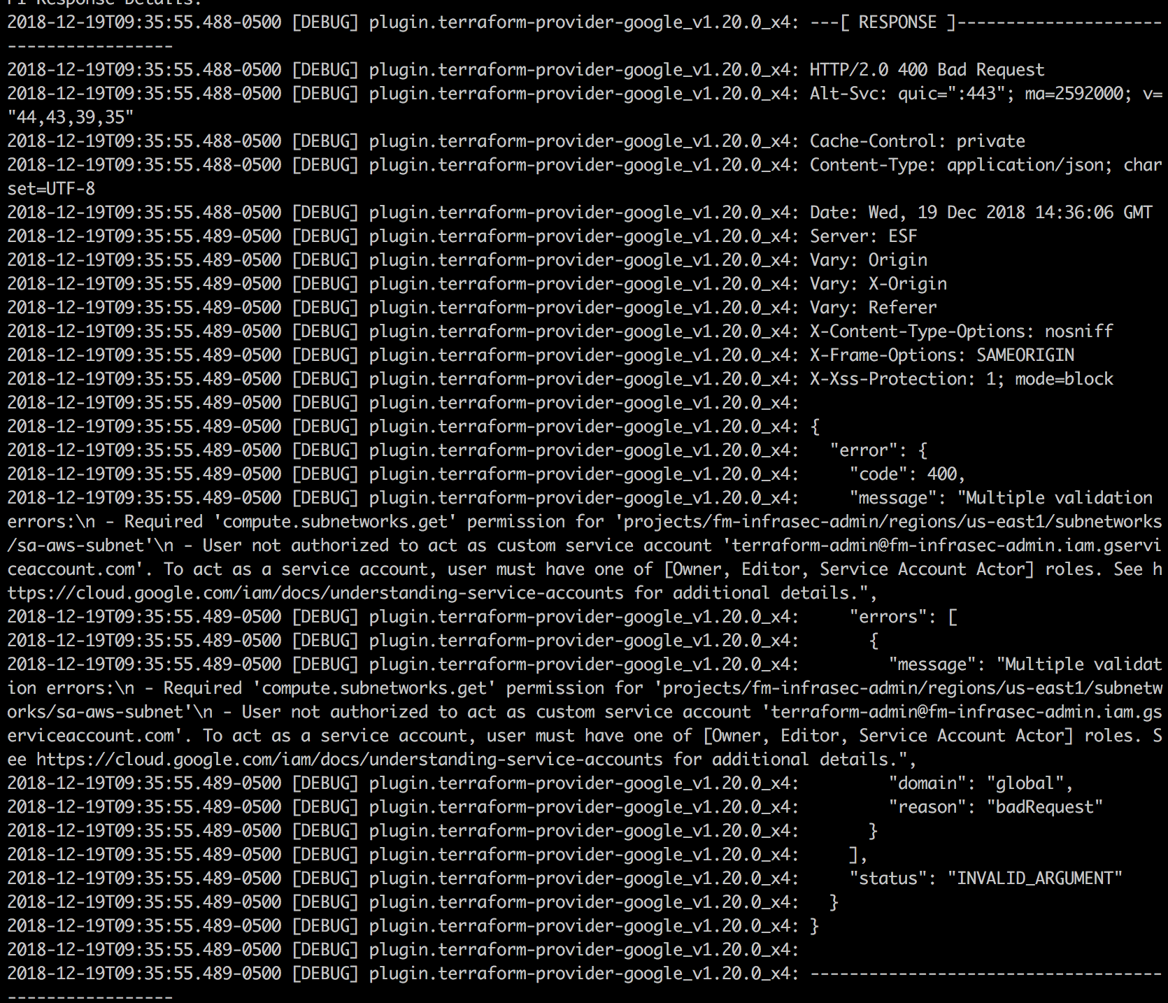 self_link not recognized in subnet, GCP · Issue #2722 · hashicorp ...