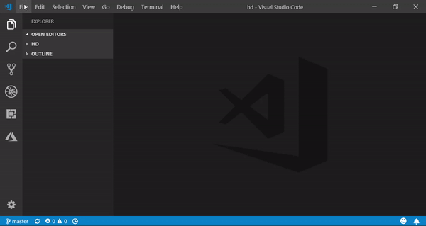 File Menu opening a new file (Like Ctrl + N) instead of expanding the ...
