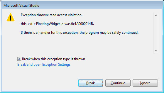 Crash if Floating Window is Docked, and then Undocked Quickly · Issue #86 · githubuser0xFFFF/Qt ...