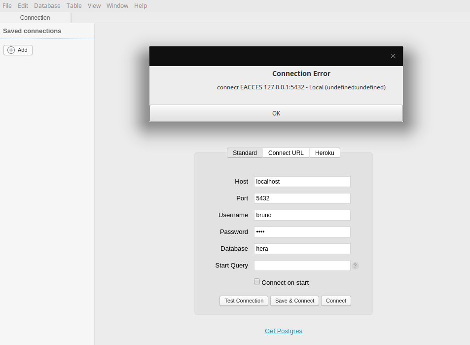 Connect to database (snap version) · Issue #83 · Paxa/postbird · GitHub