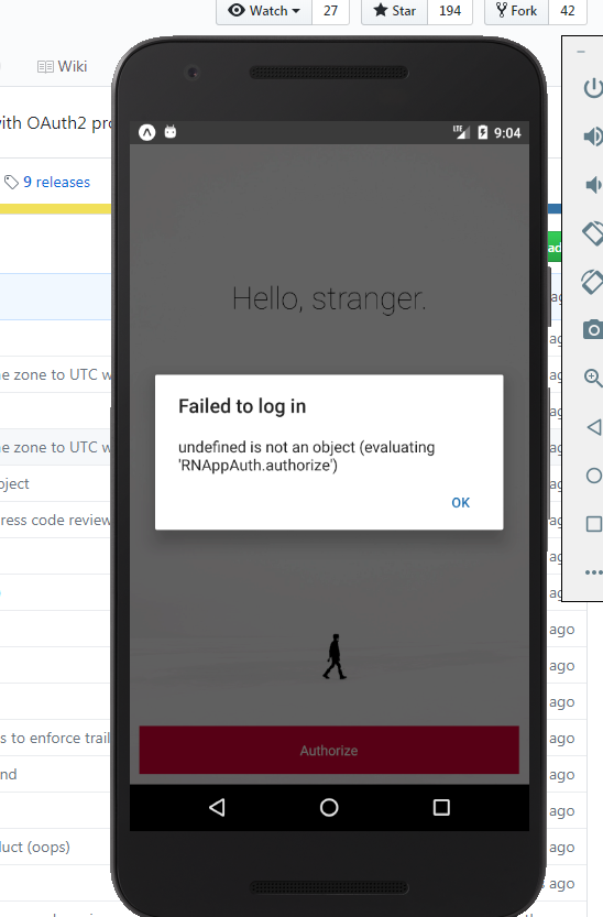 Got Undefined Is Not An Object Evaluating Rnappauthauthorize · Issue 113 · Formidablelabs 9940