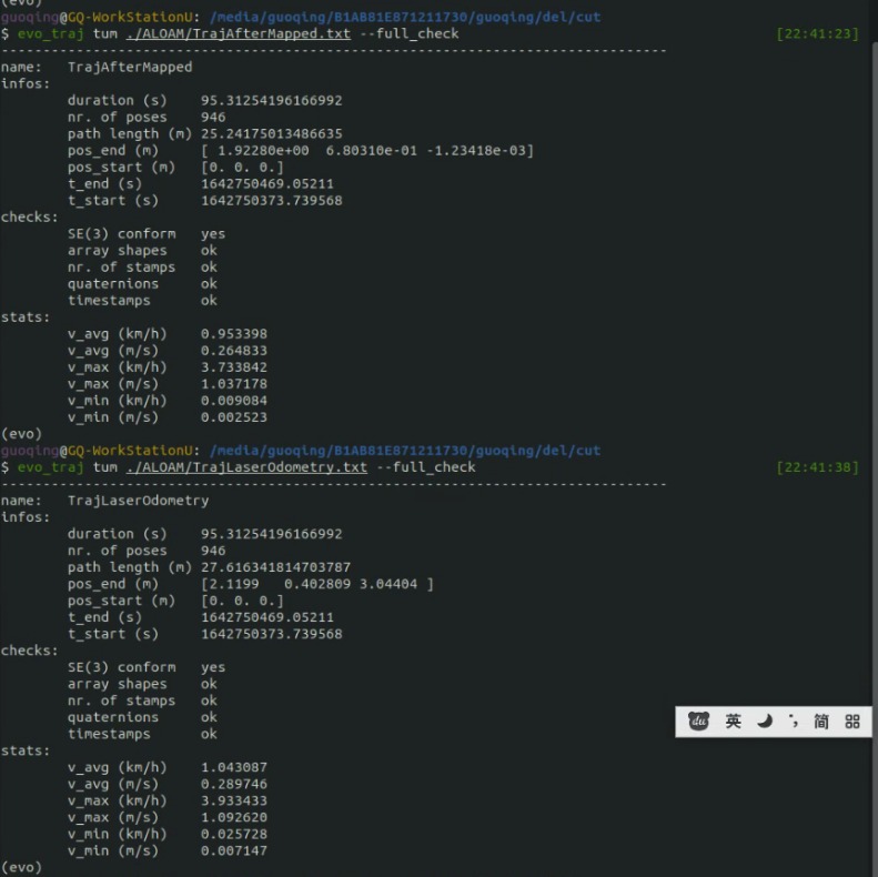 Problem with the evo alignment · Issue #464 · MichaelGrupp/evo · GitHub
