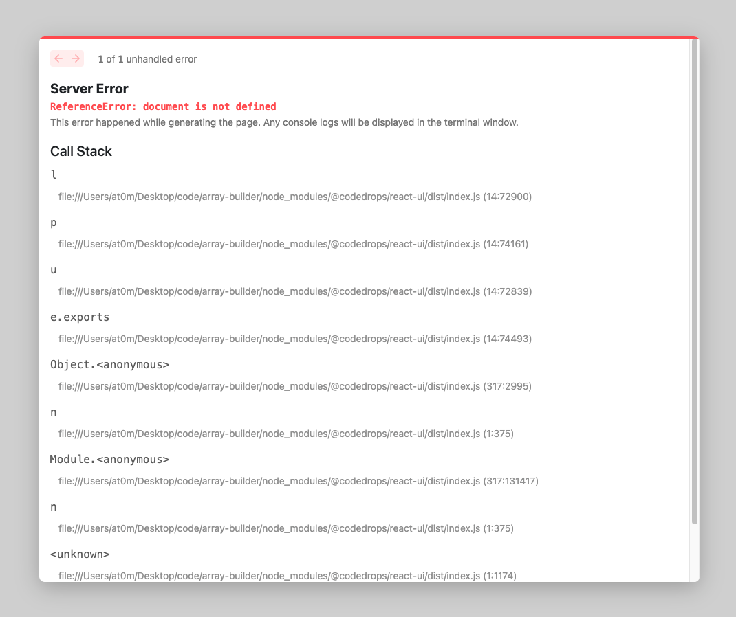 Not able to import my custom UI library component in next.js · vercel ...