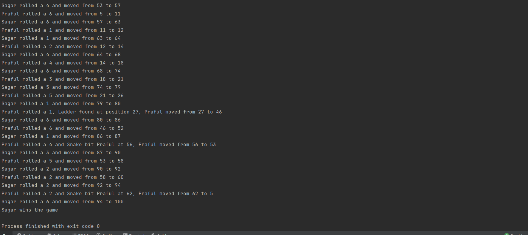 Work@Tech Snake and Ladders Submission by PrafulAnand · Pull Request #84 · workattech/machine ...
