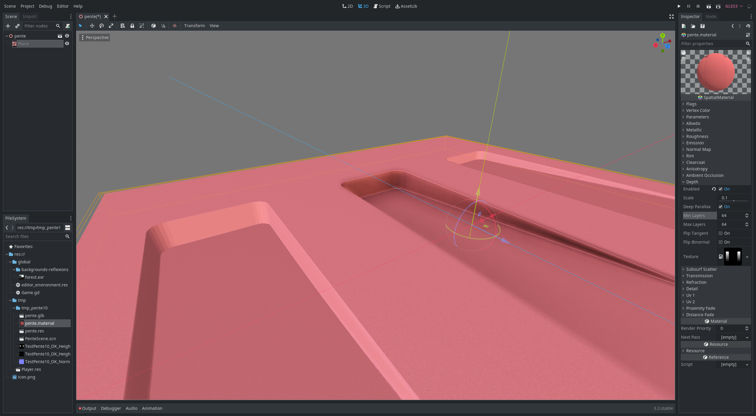 Depth texture imported in various compression modes results in a crash ...
