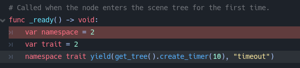 Yield is still recognized by the editor · Issue #41865 · godotengine/godot · GitHub