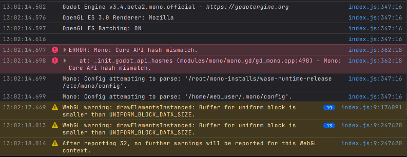 HTML5 (GLES3) export crashes on some computers · Issue #50957 · godotengine/godot · GitHub