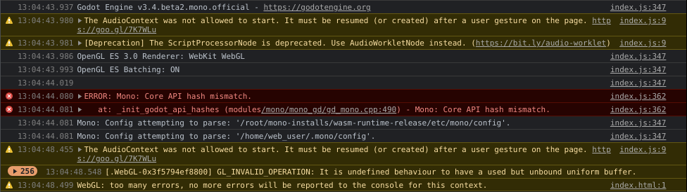 HTML5 (GLES3) export crashes on some computers · Issue #50957 · godotengine/godot · GitHub