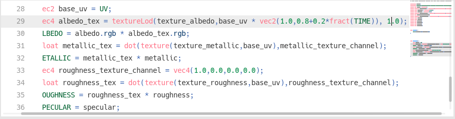 Add an horizontal overflow indicator to TextEdit when soft wrapping is disabled · Issue #3830 ...