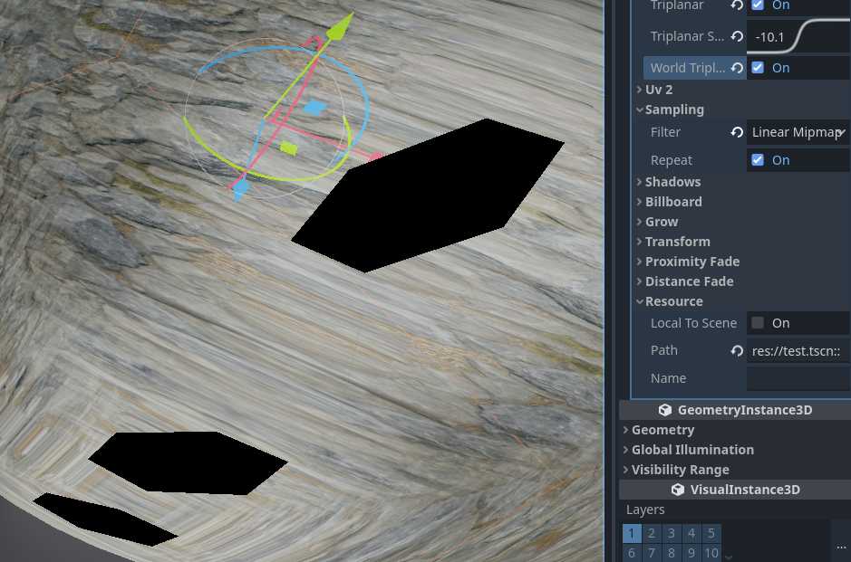 Triplanar sharpness > 180 causes visual glitch · Issue #58587 ...