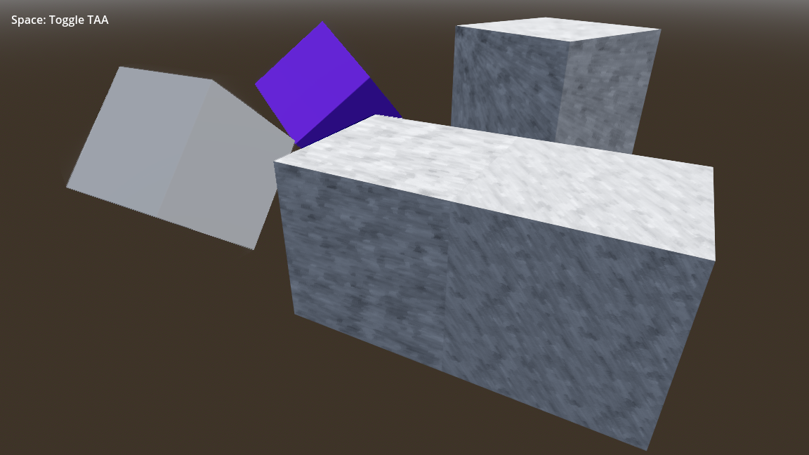 Vulkan Clustered: TAA does not take BaseMaterial3D or ShaderMaterial scrolling/scaling texture ...