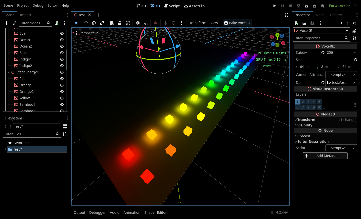 Vulkan Voxelgi Dynamic Mesh Rendering Isnt Counted In The Frame Time