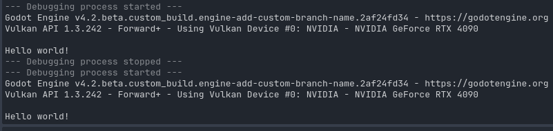 Clear output console when reloading scene · Issue #8153 · godotengine/godot-proposals · GitHub