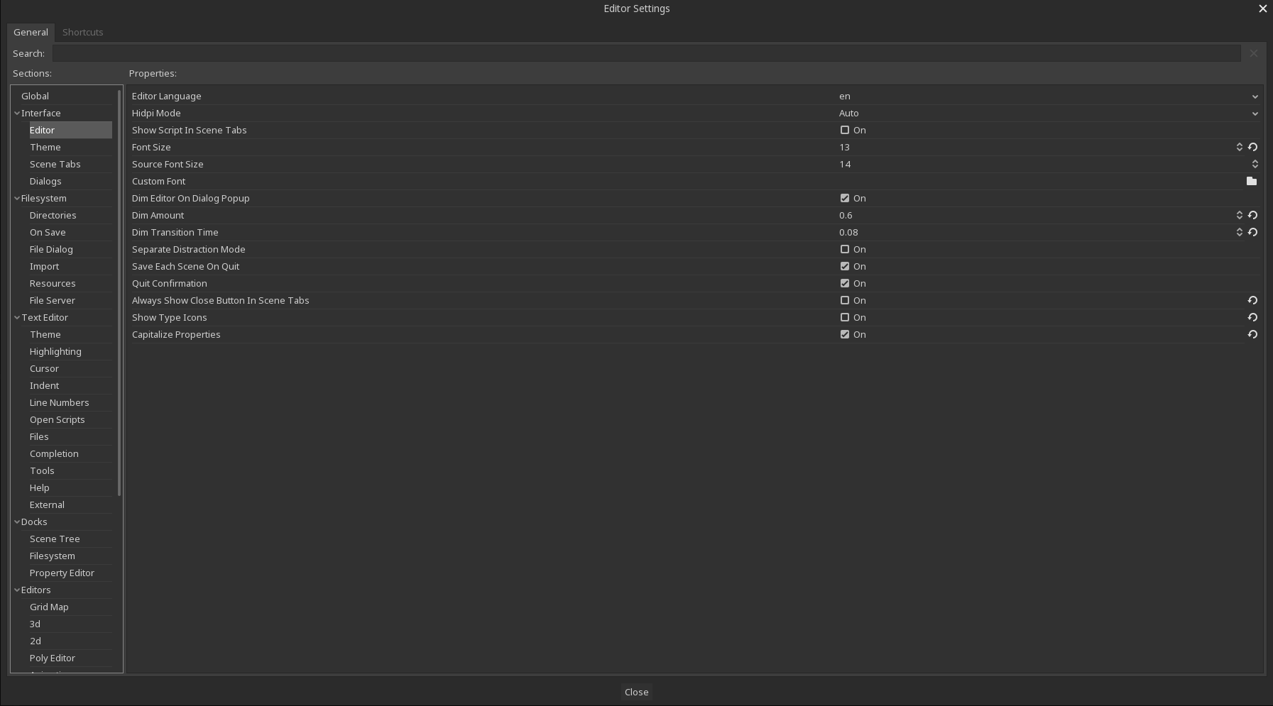 Default editor font a bit smaller? · Issue #12381 · godotengine/godot ...