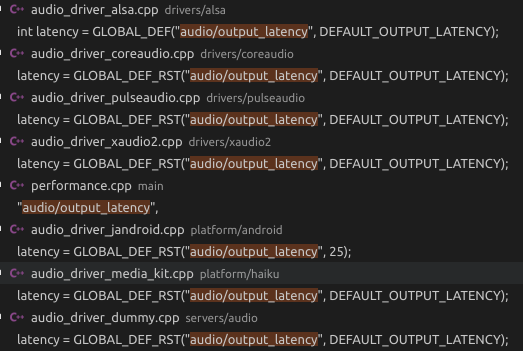 No audio output latency option in project settings when using WASAPI · Issue #30562 ...