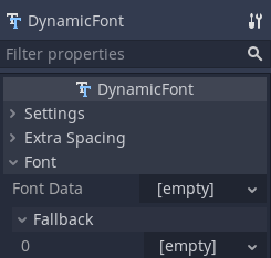 Fallback to embedded font for dynamic font · Issue #8998 · godotengine/godot · GitHub