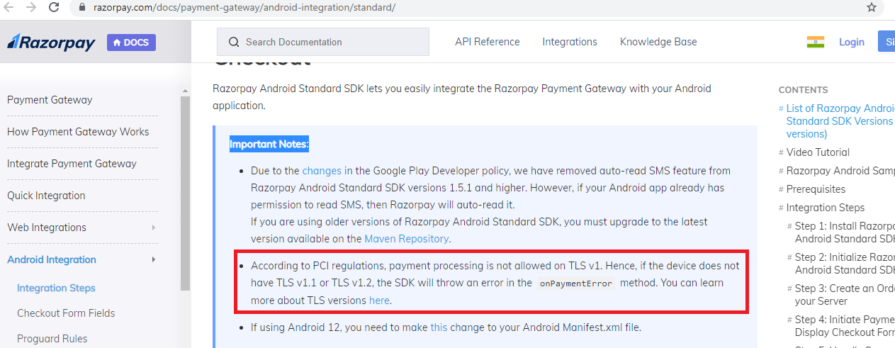 Onpaymenterror Always Called After Payment Amount Is Successfully Deducted In Android App