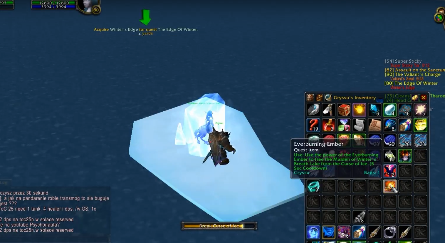 [Quest][Daily] The Edge of Winter - ID 13670 - Argent Tournament ...
