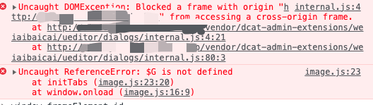 当 dcat-admin 更改静态资源域名后,多图上传出现跨域问题 · Issue #1 · weiaibaicai/ueditor · GitHub