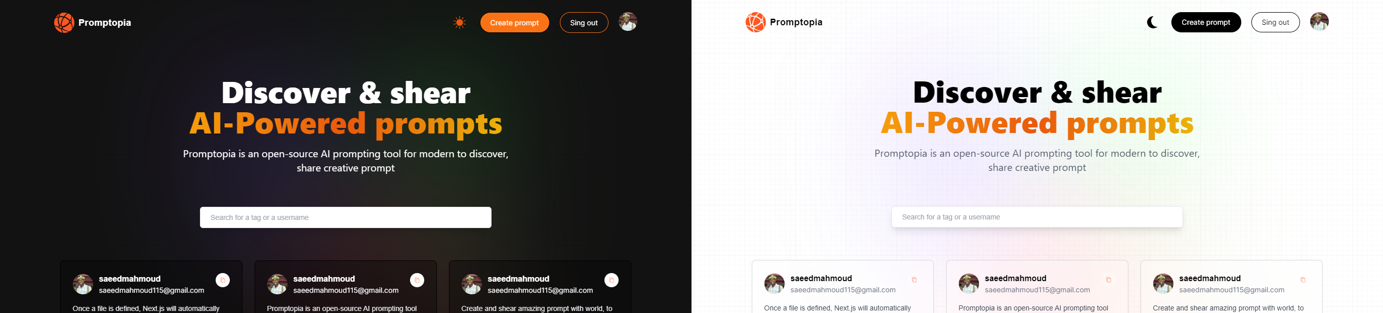 GitHub - saeed115/ai_prompts: Promptopia(name) is an open-source AI prompting tool for modern to ...