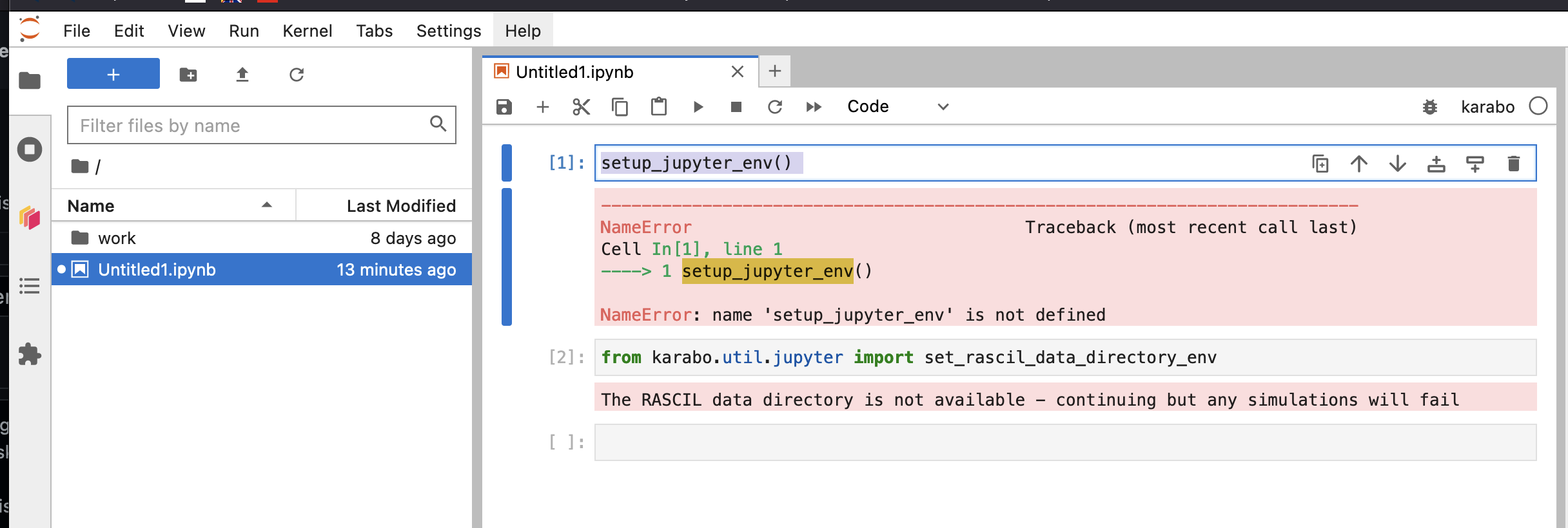 Clarify documentation when to call `setup_jupyter_env()` · Issue #297 · i4Ds/Karabo-Pipeline ...