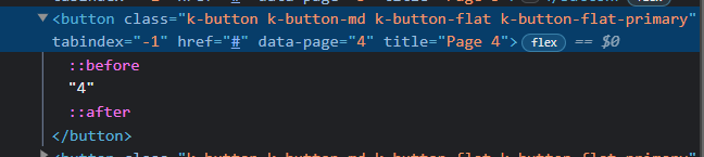 Missing Span With Classk Button Text Wrapping Page Numbers · Issue 7480 · Telerikkendo Ui 