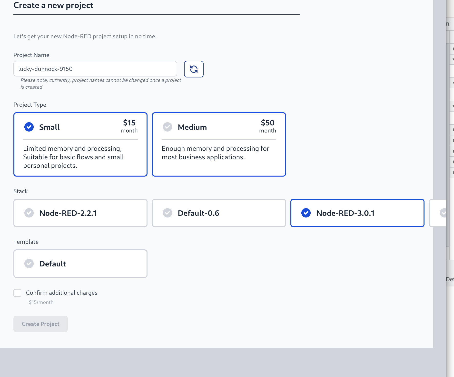 When Creating Projects Stack Options Do Not Wrap · Issue 930 · Flowfuse Flowfuse · Github