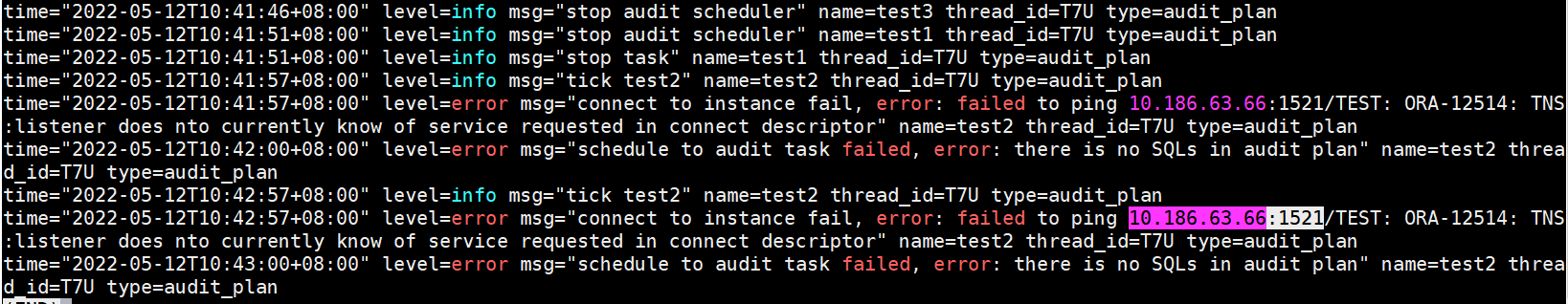 审核任务 Oracle Top SQL 指定数据库后获取失败，且有明显报错日志 · Issue #524 · actiontech/sqle · GitHub