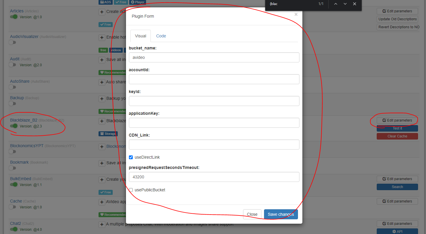 BlackBlaze plugin issue · Issue #4368 · WWBN/AVideo · GitHub